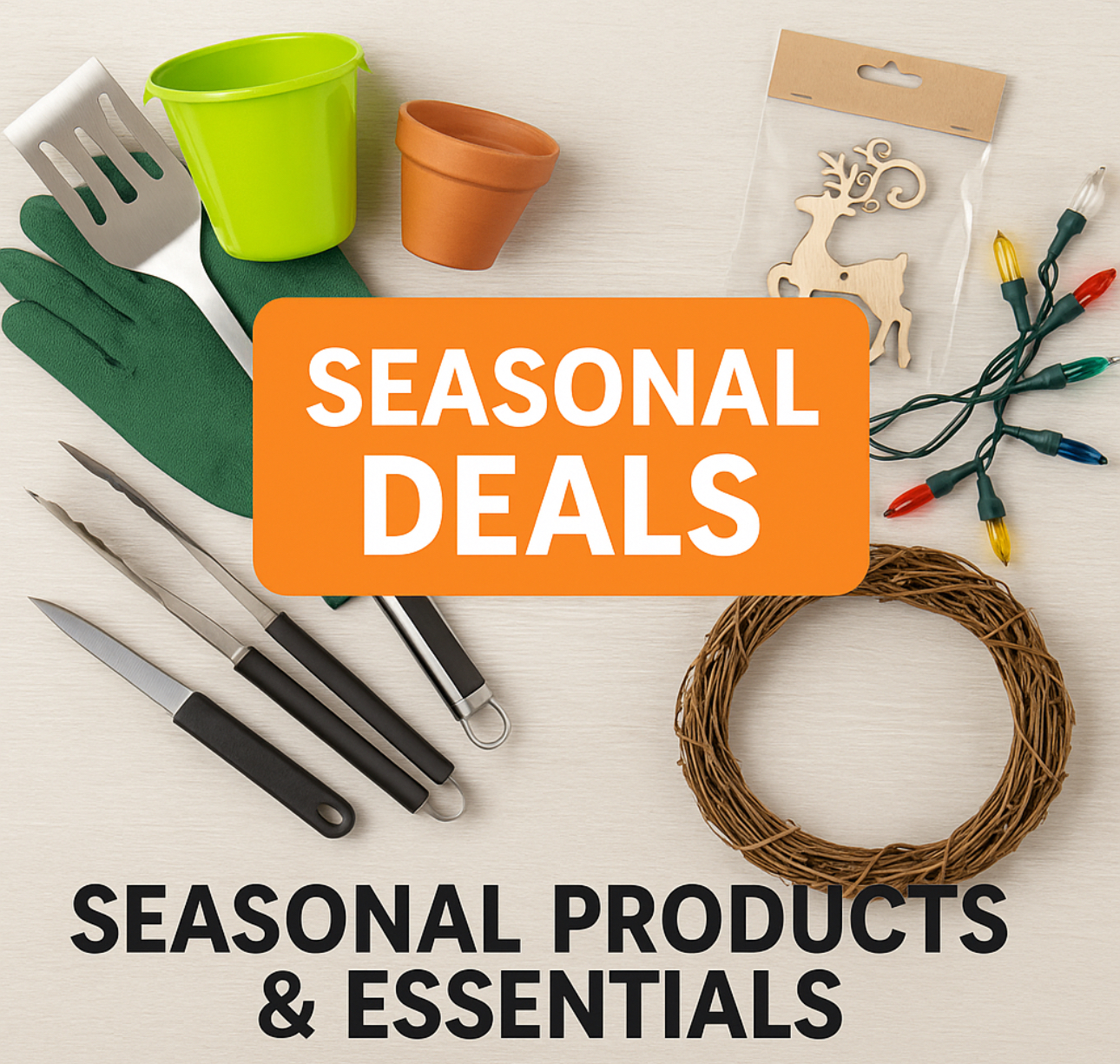 Seasonal Products & Essentials | Year-Round Bargains & Clearance