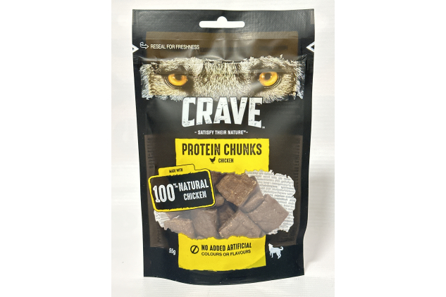 Crave Protein Chunks Dog Treats – Chicken, High Protein, Grain Free – 6 ...