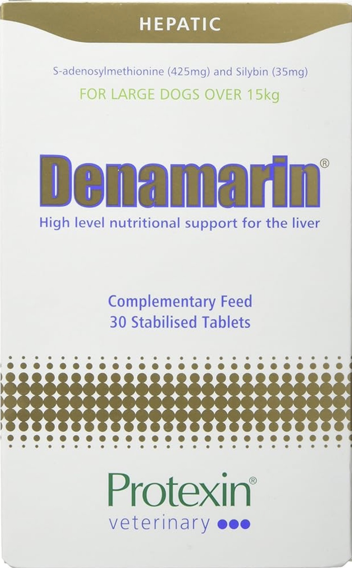 Denamarin for Large Dogs 425mg – Liver Support Supplement | 30 Tablets