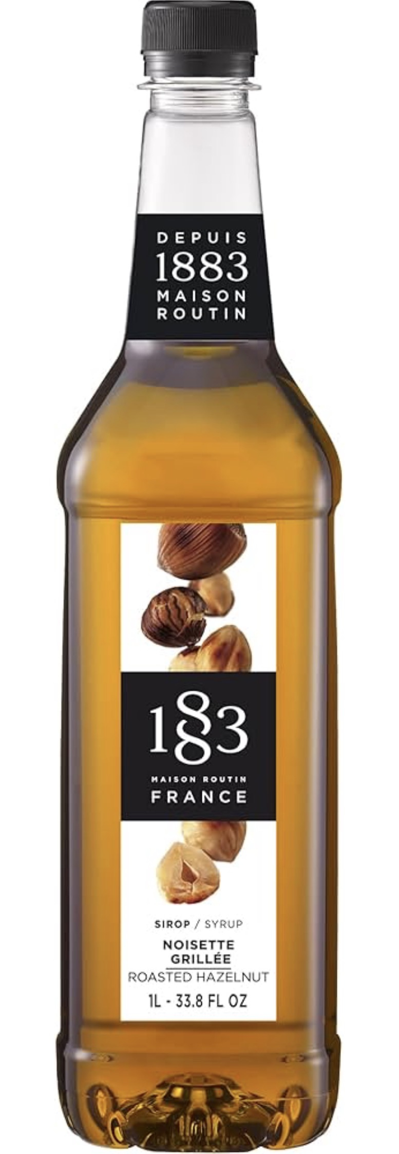 1883 Maison Routin Roasted Hazelnut Syrup 1 Litre